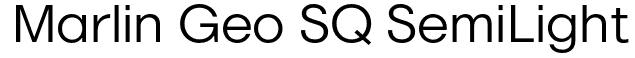 Marlin Geo SQ SemiLight: Free Font Download | MaisFontes