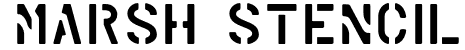 Marsh Stencil: Download Free Font | MaisFontes