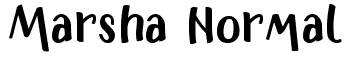 Marsha Normal: Free Font Download | MaisFontes