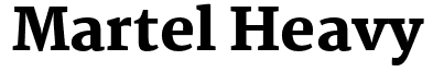 Martel Heavy Font: Free Download | MaisFontes