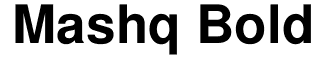 Mashq Bold: Free Font Download | MaisFontes
