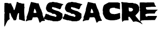 Massacre: Free Font Download | MaisFontes