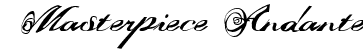 Masterpiece Andante: Free Font Download | MaisFontes