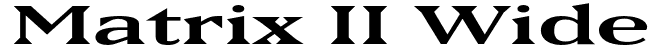 Matrix II Wide Font: Free Download | MaisFontes