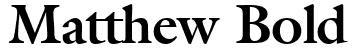 Matthew Bold: Free Font Download | MaisFontes
