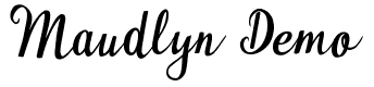 Maudlyn Demo: Baixar Fonte Grátis | MaisFontes