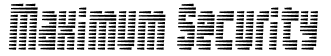 Maximum Security: Free Font Download | MaisFontes