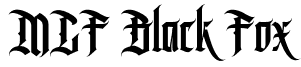 MCF Black Fox Font: Free Download | MaisFontes