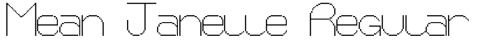 Mean Janelle Regular: Free Font Download | MaisFontes
