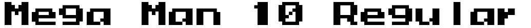 Mega Man 10 Regular: Free Font Download | MaisFontes