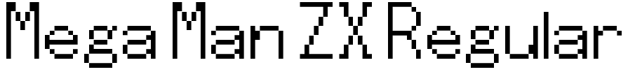 Mega Man ZX Regular: Free Font Download | MaisFontes