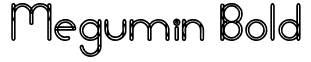 Megumin Bold: Free Font Download | MaisFontes