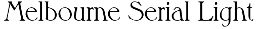 Melbourne Serial Light Font: Free Download | MaisFontes