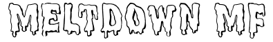 Meltdown MF: Free Font Download | MaisFontes