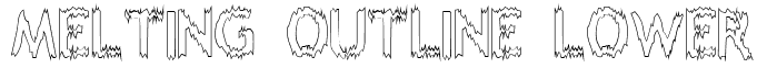 melting outline lower: Free Font Download | MaisFontes