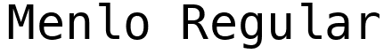 Menlo Regular Font: Free Download | MaisFontes