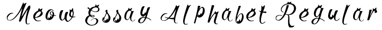 Meow Script: Free Font Download | MaisFontes