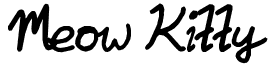 Meow Script: Free Font Download | MaisFontes