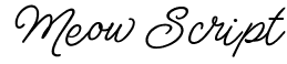 Meow Script: Free Font Download | MaisFontes