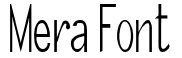 Mera: Free Font Download | MaisFontes