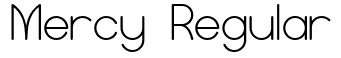Mercy Regular: Free Font Download | MaisFontes