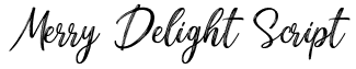 Merry Delight Script: Free Font Download | MaisFontes