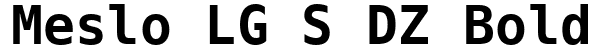 Meslo LG S DZ Bold: Free Font Download | MaisFontes