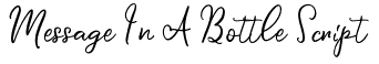 Message In A Bottle Script: Free Font Download | MaisFontes