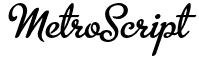 MetroScript: Free Font Download | MaisFontes