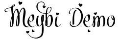 Meybi Demo: Baixar Fonte Grátis | MaisFontes