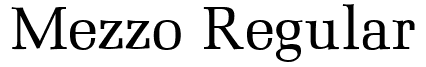 Mezzo Regular: Free Font Download | MaisFontes