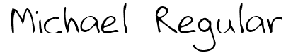 Michael Regular: Download Free Font | MaisFontes