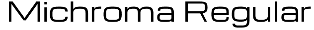 Michroma Regular: Free Font Download | MaisFontes