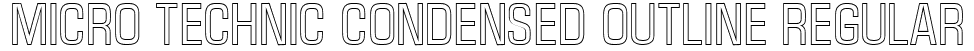 Micro Technic Bold Font: Free Download | MaisFontes