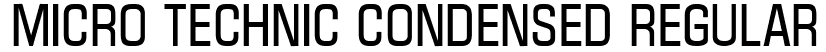 Micro Technic Bold Font: Free Download | MaisFontes
