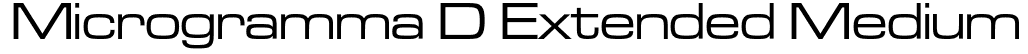 Microgramma D Bold Extended font download | MaisFontes.com