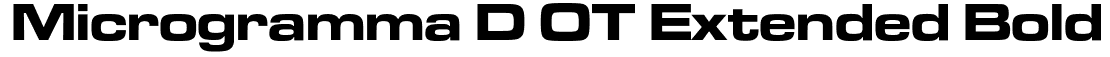 Microgramma D Extended Bold Font: Free Download | MaisFontes