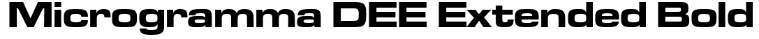 Microgramma D Extended Bold Font: Free Download | MaisFontes