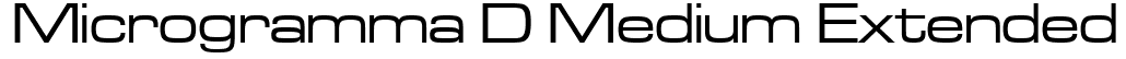 Microgramma D Bold Extended font download | MaisFontes.com