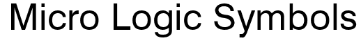 Micro Logic Symbols: Free Font Download | MaisFontes