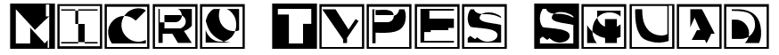 Micro Types Squad: Free Font Download | MaisFontes
