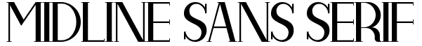 Midline Sans Serif Font: Free Download | MaisFontes