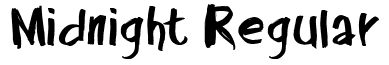 Midnight Regular Font: Free Download | MaisFontes