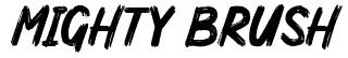 Mighty Brush Font: Free Download | MaisFontes