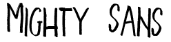 Mighty Sans Font: Free Download | MaisFontes