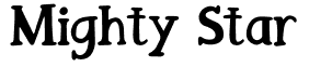Mighty Star Font: Free Download | MaisFontes