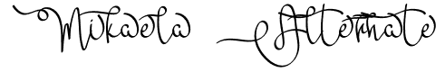 Mikaela Alternate: Free Font Download | MaisFontes
