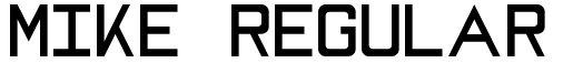MIKE Regular: Baixar Fonte Grátis | MaisFontes