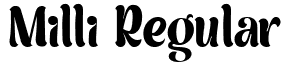 Milli Regular: Free Font Download | MaisFontes