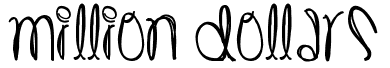 Million Dollars: Free Font Download | MaisFontes